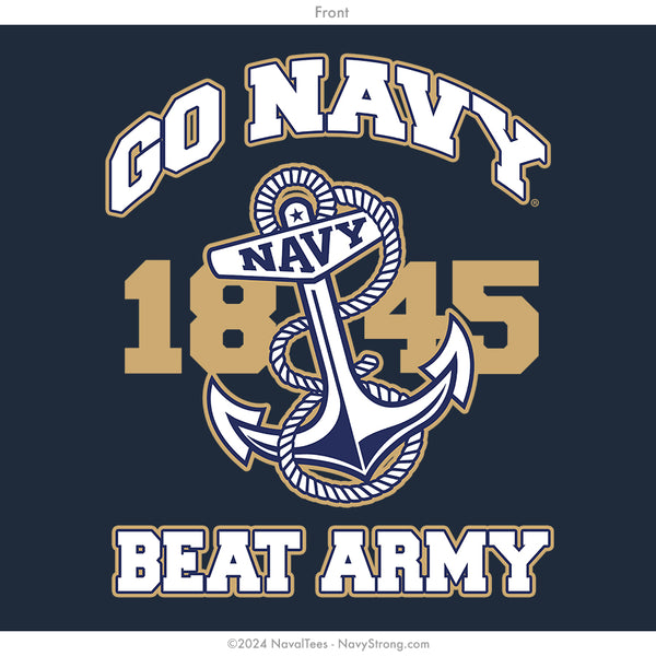 "Go Navy Anchor" Tee | Navy – NavyStrong