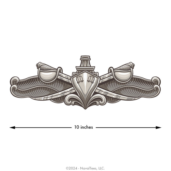 "Surface Warfare" Vinyl Sticker | 3.75 x 10 in – NavyStrong