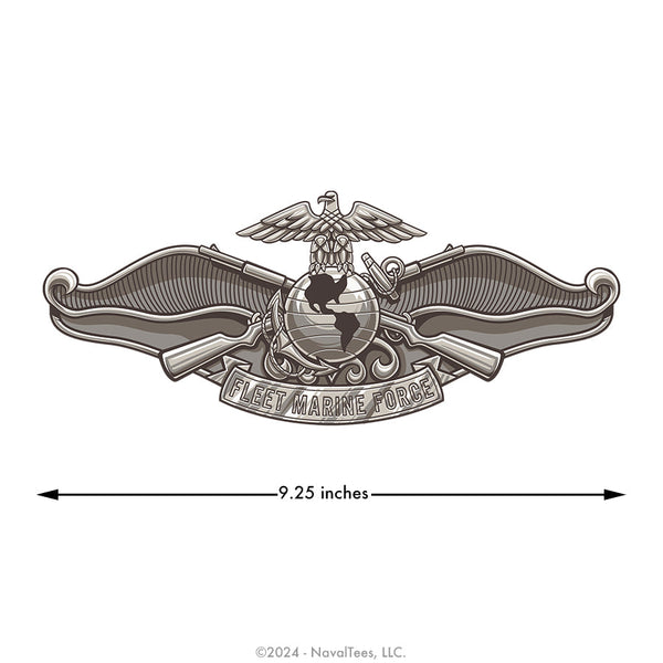 "Fleet Marine Force" Vinyl Sticker | 3.75 x 9.25 in – NavyStrong