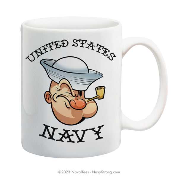 "Dixie Cup Popeye" - 15 oz Coffee Mug – NavyStrong