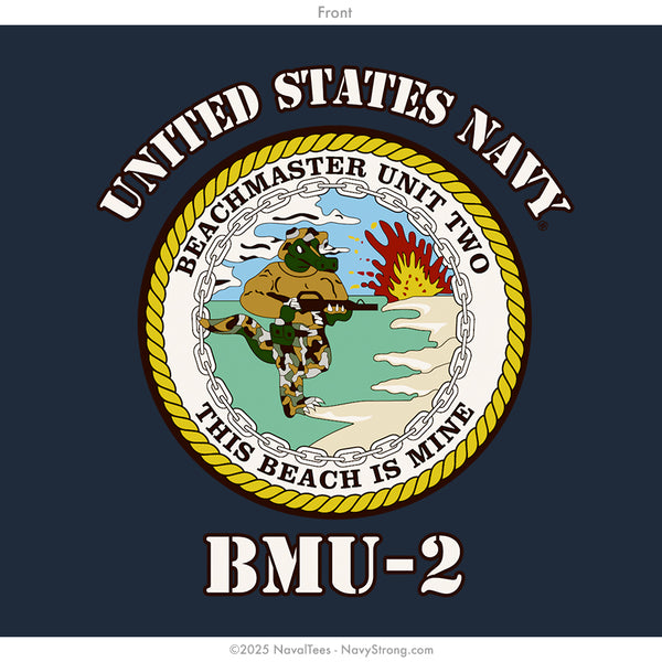 "Beachmaster Unit Two" Tee | Navy – NavyStrong