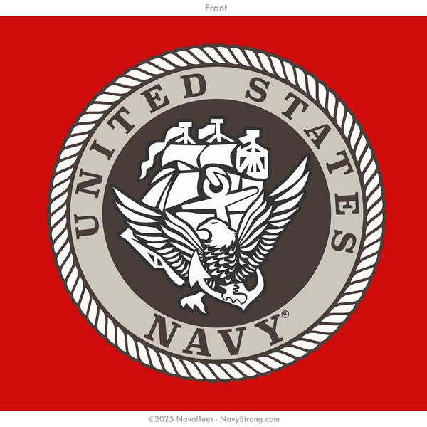 "AO Rating" Tee | Red – NavyStrong