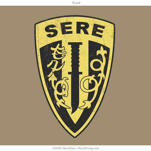 "Vintage SERE" Tri-Blend Tee | Olive – NavyStrong