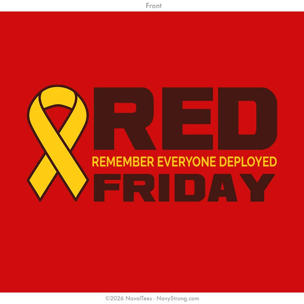 RED FRIDAY "Sailor" Tee | RED – NavyStrong