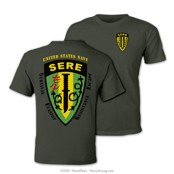 "SERE" Tee - Military Green – NavyStrong